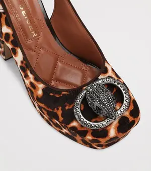 Kurt Geiger Leopard Print Chelsea Platform Pumps 110