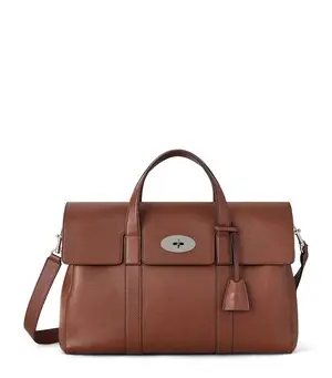 Mulberry Leather Heritage Piccadilly Messenger Bag - Brown