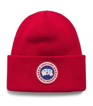 Canada Goose Wool Arctic Toque Beanie - Red