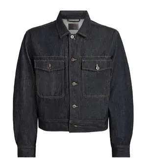 LEMAIRE Trucker Denim Jacket - Black