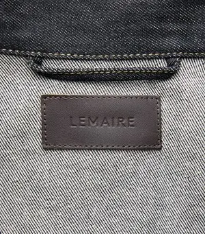 LEMAIRE Trucker Denim Jacket - Black