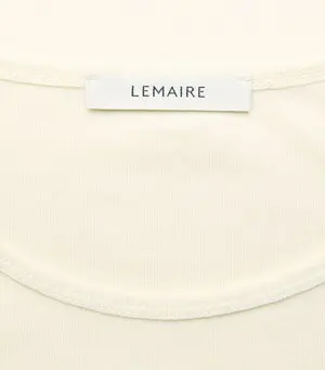 LEMAIRE Cotton Scoop-neck T-shirt