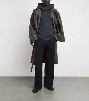 LEMAIRE Oversized Stretch Cashmere Hoodie