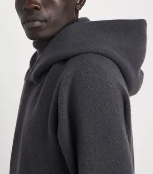 LEMAIRE Oversized Stretch Cashmere Hoodie