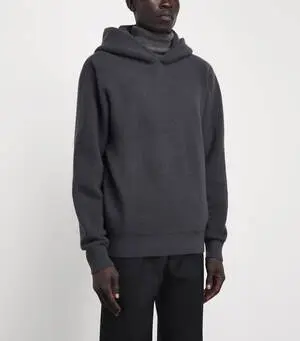 LEMAIRE Oversized Stretch Cashmere Hoodie