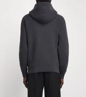 LEMAIRE Oversized Stretch Cashmere Hoodie