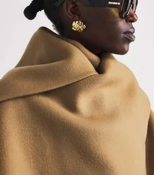 Source Unknown Wool Nuage Scarf Coat