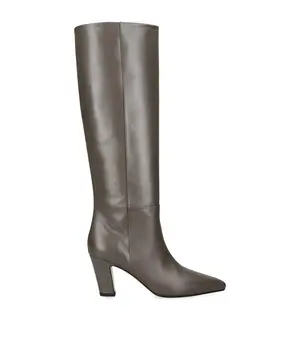 AeydĒ Leather Silva Knee High Boots 75 - Brown