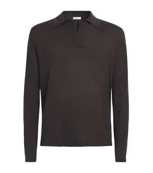 Gabriela Hearst Cashmere Frome Polo Sweater