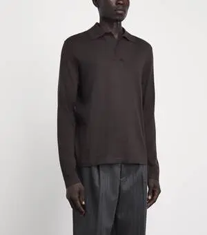Gabriela Hearst Cashmere Frome Polo Sweater