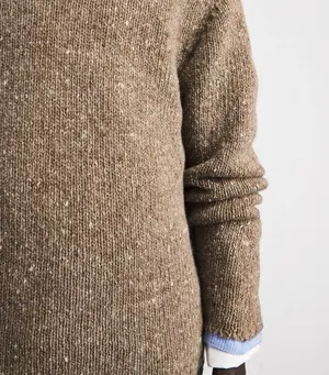 Auralee Wool Tweed Sweater