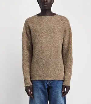 Auralee Wool Tweed Sweater