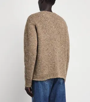 Auralee Wool Tweed Sweater
