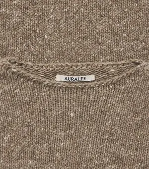 Auralee Wool Tweed Sweater