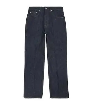 Auralee Hard Twist Straight Jeans - Blue