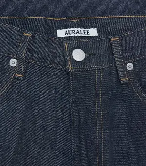 Auralee Hard Twist Straight Jeans