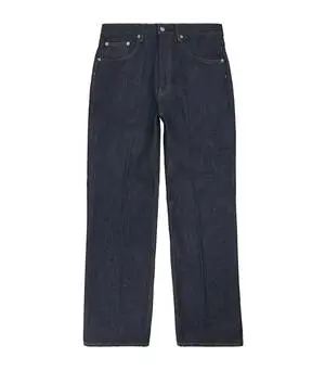 Auralee Hard Twist Straight Jeans - Blue