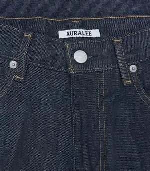 Auralee Hard Twist Straight Jeans