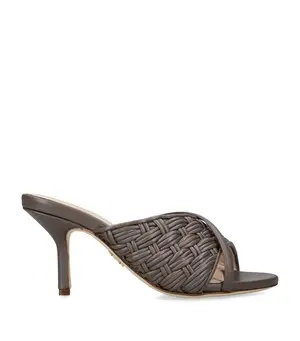Rodo Leather Mabella Heeled Mules 80