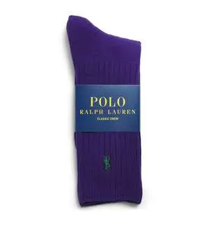 Polo Ralph Lauren Classic Crew Socks - Purple