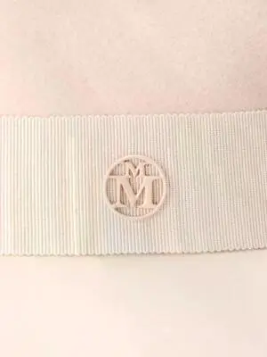 MAISON MICHEL André Logo-plaque Fedora Hat
