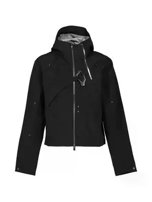 HELIOT EMIL Moire Technical Jacket With Carabiner Detail