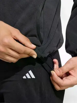 Adidas Logo-print Drawstring-hem Hoodie