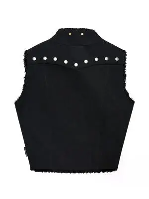 Andersson Bell Studded Faux Shearling Gilet
