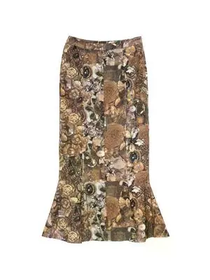BARBARA BOLOGNA Jewel-print Maxi Skirt