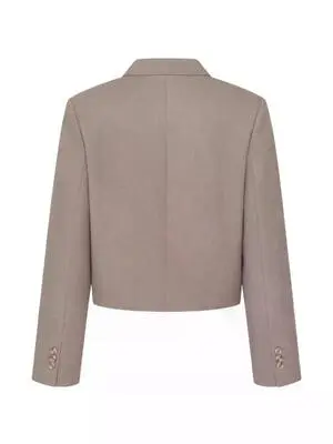 CLUB21 COLLECTION Alba Cropped Wool-blend Jacket