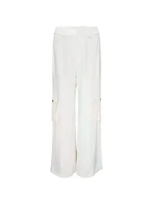 CLUB21 COLLECTION Celeste Cargo-pocket Trousers - White