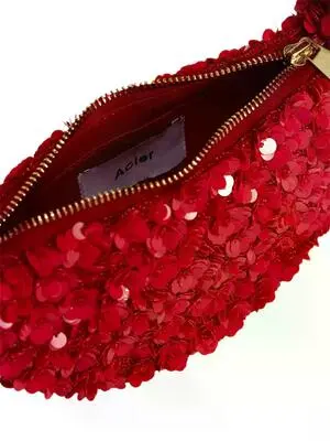 Acler Birch Sequin Embellished Handbag - Red
