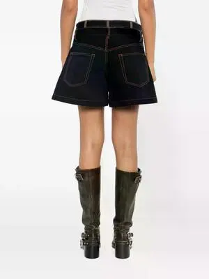 Sacai Contrast-stitch Shorts