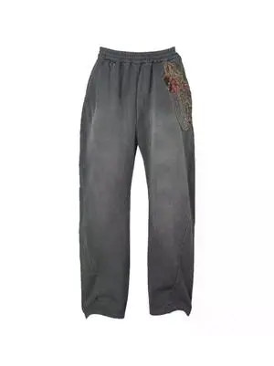 DOUBLET Elasticated-waistband Track Pants - Black