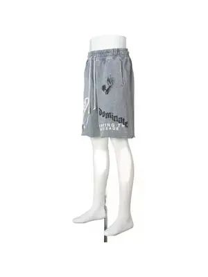 PALY Graphic Print Drawstring Shorts