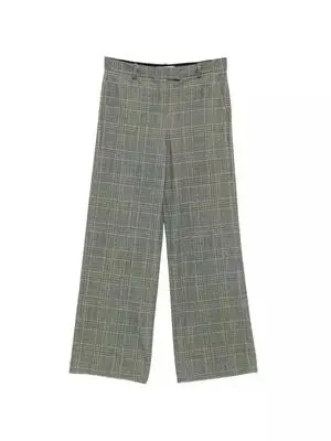 CIRCOLO 1901 Check-print Tailored Trousers