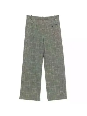 CIRCOLO 1901 Check-print Tailored Trousers