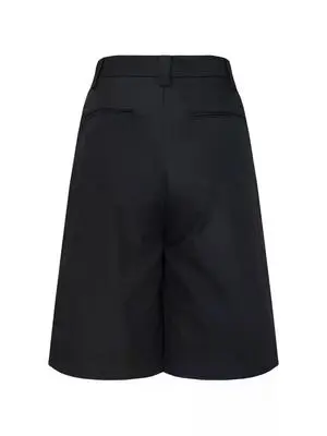 CLUB21 Pleated Wide-leg Cropped Trousers