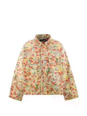 SAINT MXXXXXX Camouflage-print Herringbone Jacket