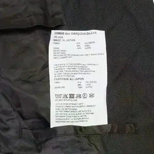 Comme Des Garçons Crinkled-finish Single-breasted Jacket