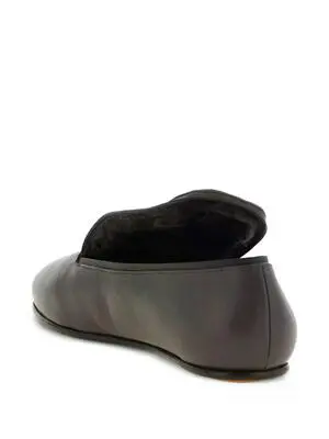 KIKO KOSTADINOV Petrel Asymmetrical Zip Loafers - Black