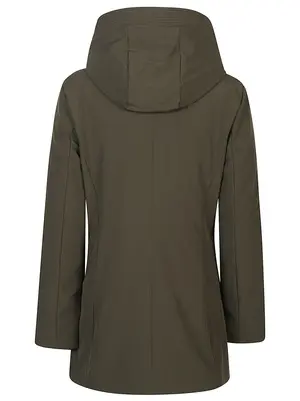 Woolrich Zip-up Hooded Coat