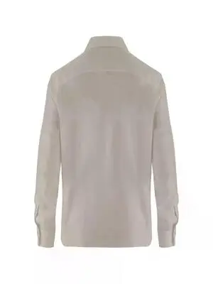 HER SHIRT Silk Flap-pocket Shirt