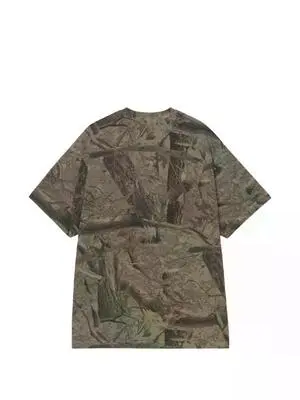 Carhartt Work In Progress Feather Tree Camouflage-print Logo-patch T-shirt