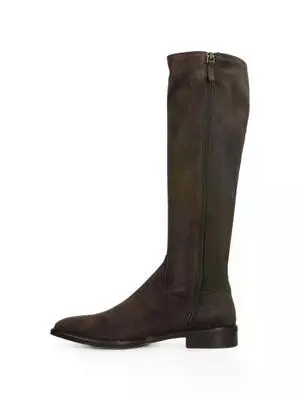 JULIE DEE Suede Knee-high Boots