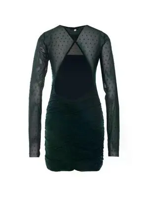 Liu Jo Crystal-embellished Open-back Dress