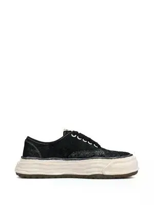 Mihara Yasuhiro Baker 26 Og Sole Glittery Suede Low-top Sneakers