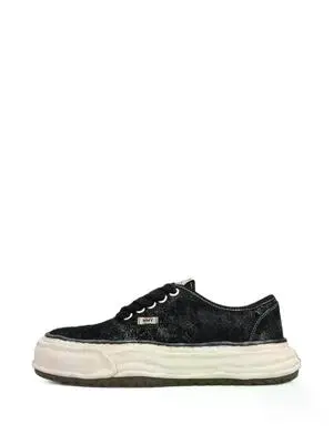 Mihara Yasuhiro Baker 26 Og Sole Glittery Suede Low-top Sneakers