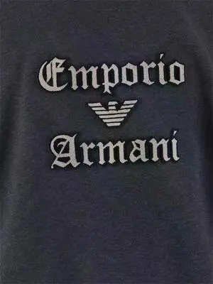 Emporio Armani Logo-embroidered Hoodie