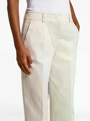 Peserico Pressed Crease Wide-leg Trousers